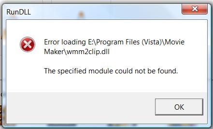 RunDLL Error The specified module could not be found. - Techyv.com